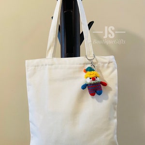 Clown Crochet Keychain, Cute Clown Keychain, Fun Gifts, Cute Gifts ...