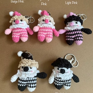 Clown Crochet Keychain, Cute Clown Keychain, Fun Gifts, Cute Gifts ...