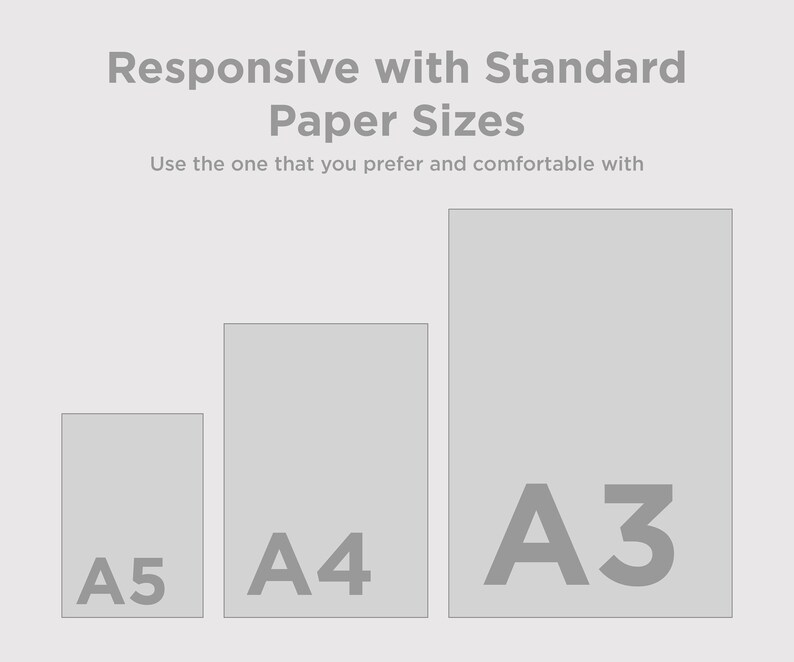 Study Planning Pages, Planner Sheets, 5 Different Layout, Responsive ...
