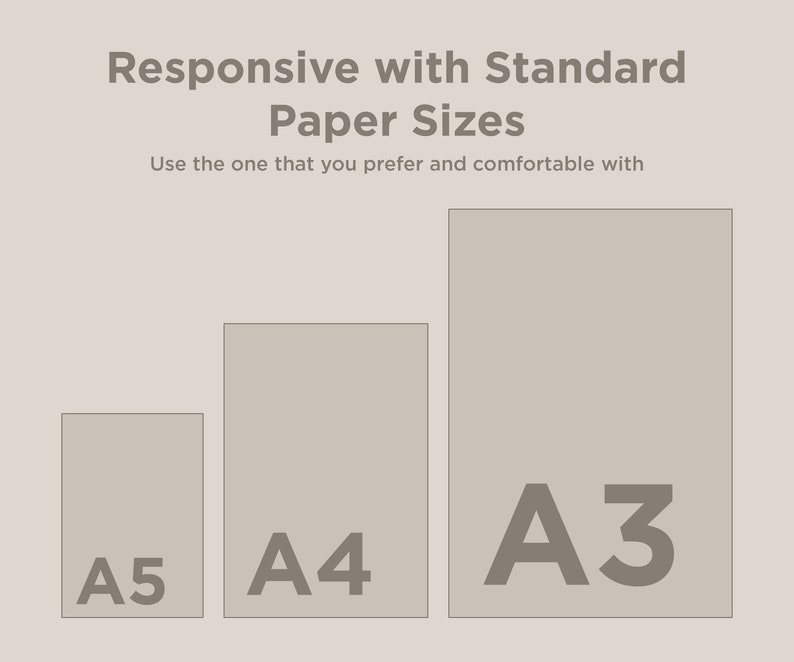 Marketing Planning Pages, Planner Sheets, 5 Pages Set, Responsive ...