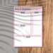 Daily Planner Sheet A4 With 10 Different Colorful Design Layout ...