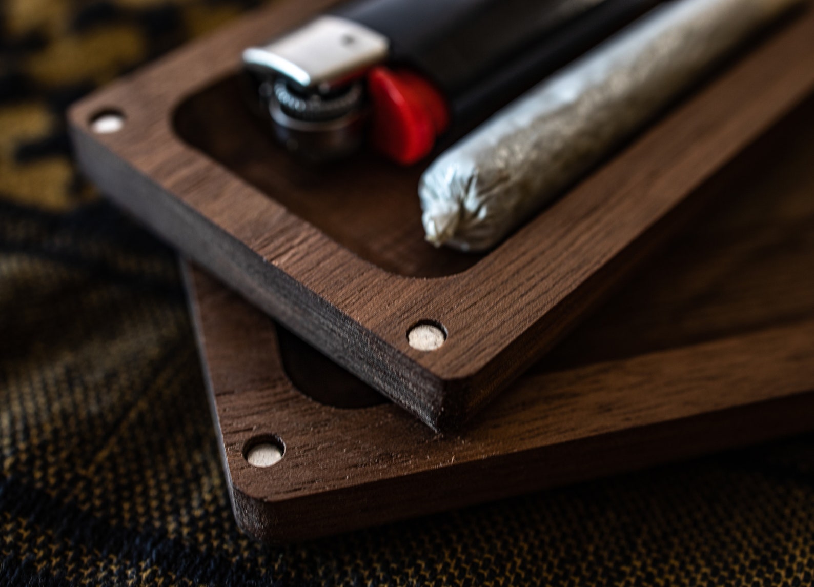 Wooden Case Pre-roll Holder One Hitter Hand Made Cannabis | Etsy
