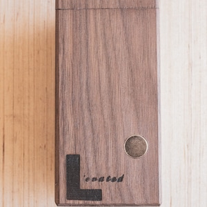 Walnut Dynavap Case: Spring-loaded, Dab Tool, Herb Storage - Etsy