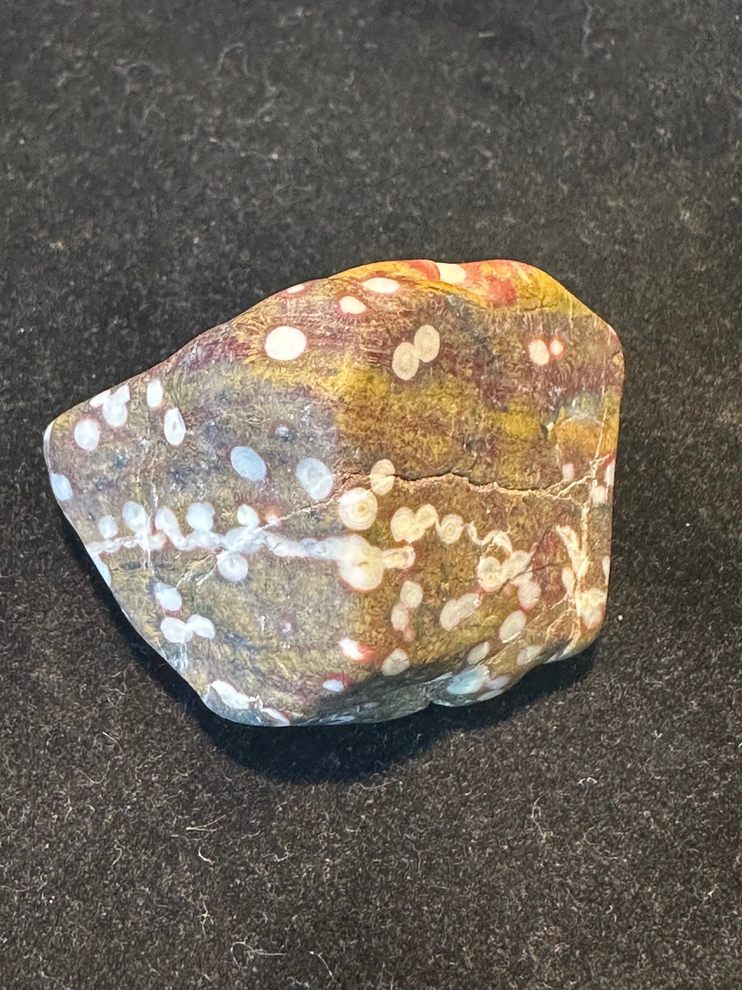 Guadalupe Poppy Jasper Dome Polished Rough Specimen - Etsy