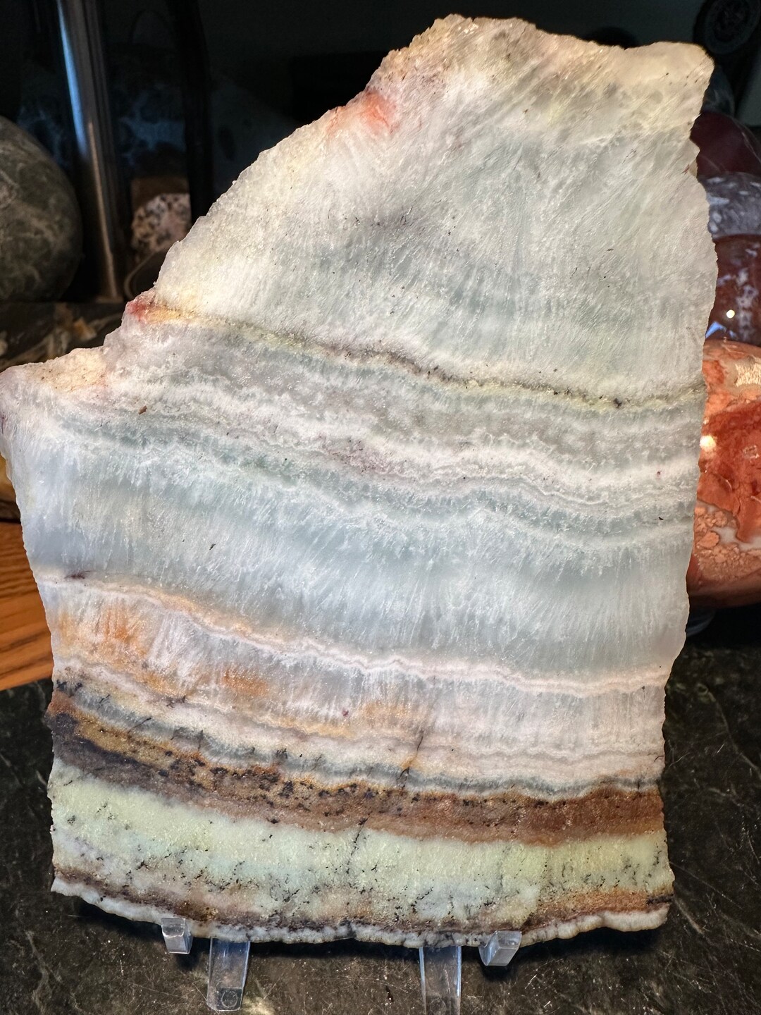 Hemimorphite Thick Slab - Etsy