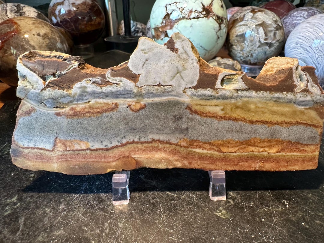 Chicken Tracks Picture Jasper Slab - Etsy
