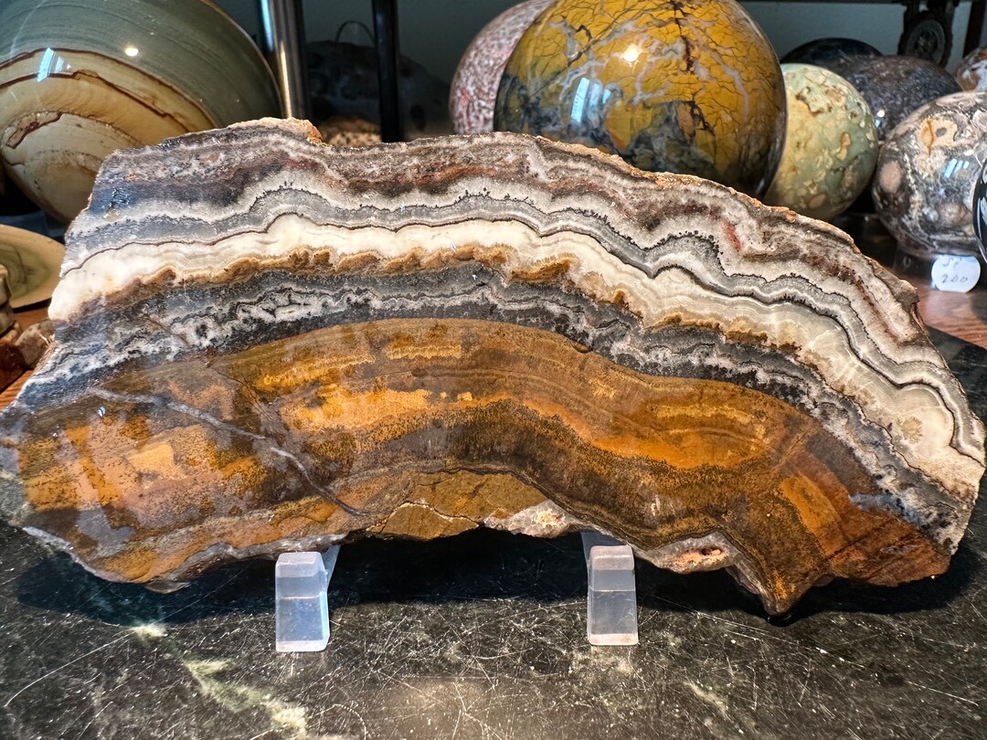 Silver Lace Onyx Slab - Etsy