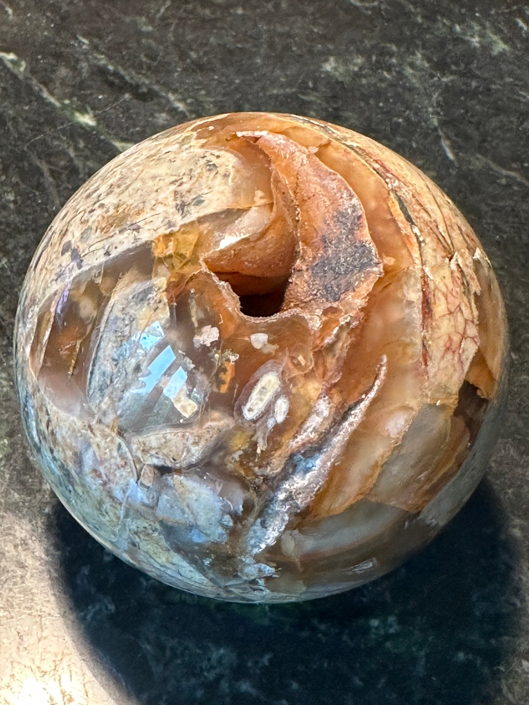Deedeeite (brecciated Rhyolite) Sphere - 3.2" - Etsy