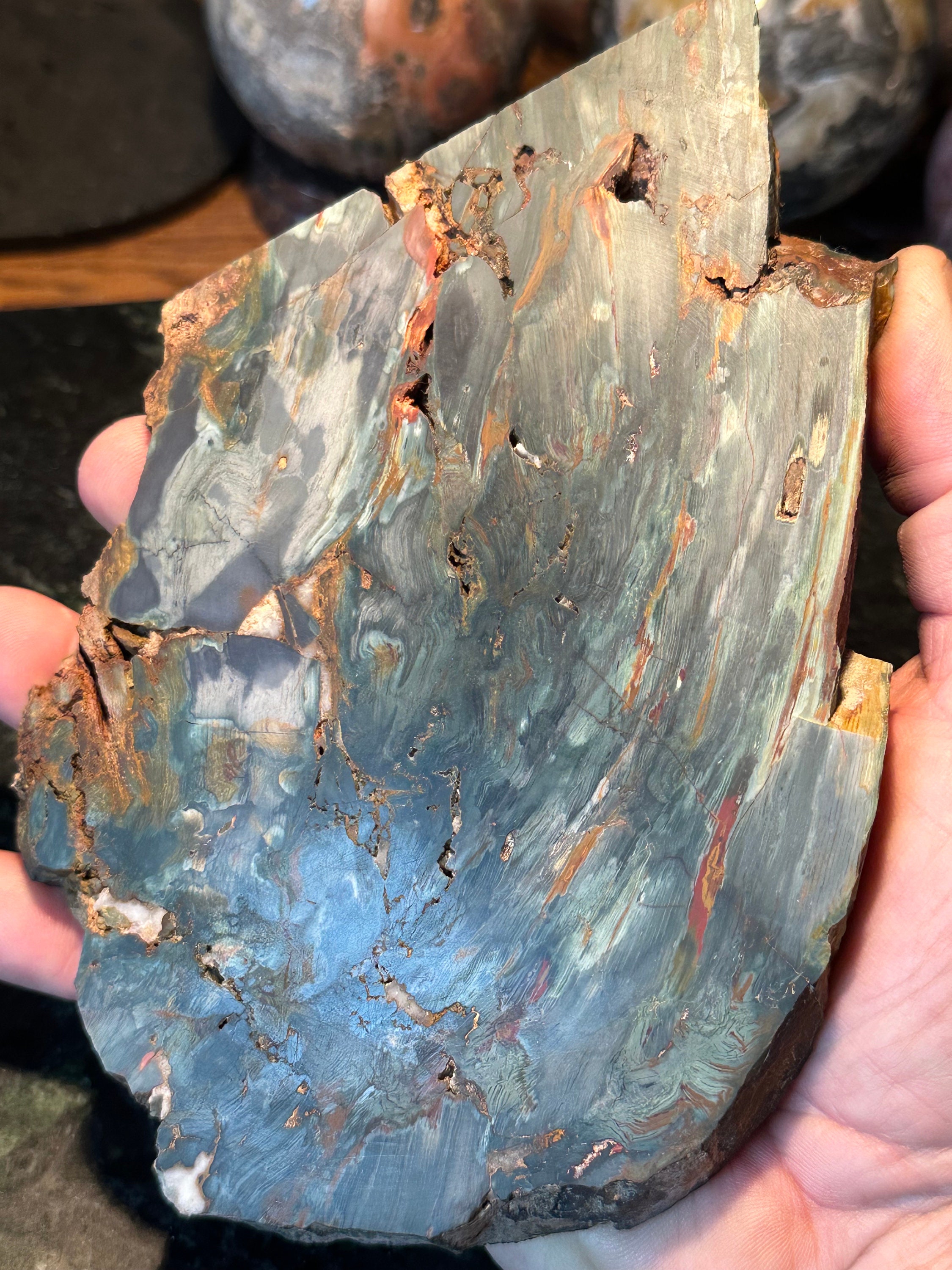 Polished Gary Green Collector's Slab - Etsy