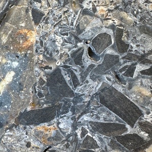 Black Deedeeite brecciated Rhyolite Slab - Etsy