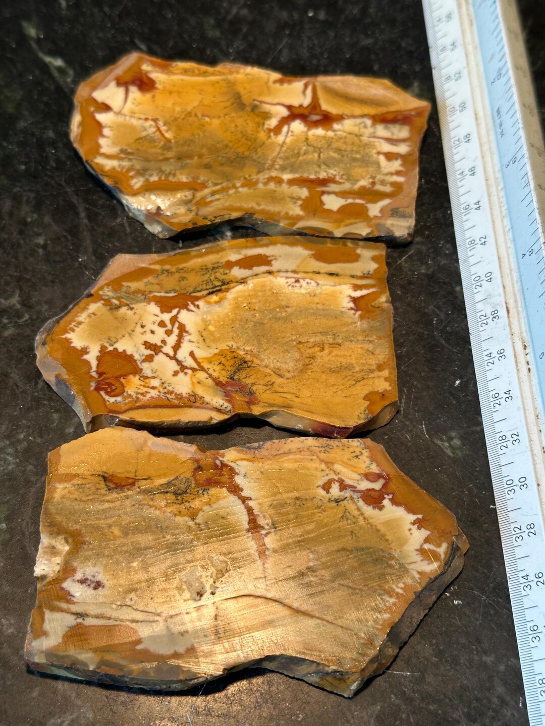 Gem Owyhee Picture Jasper Slab Set (3) - Etsy