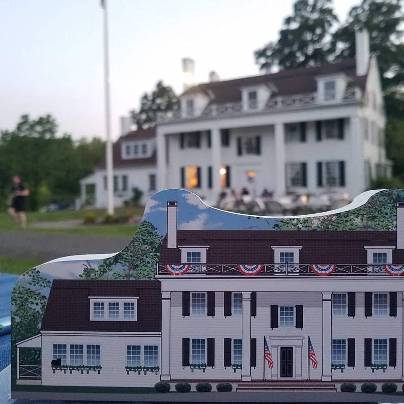 1777 Elias Boudinot House/ross Farm Basking Ridge Wood Painted ...