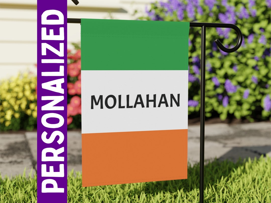 Personalized Ireland Flag Irish Garden Flag | Irish Gift | Ireland Gift ...