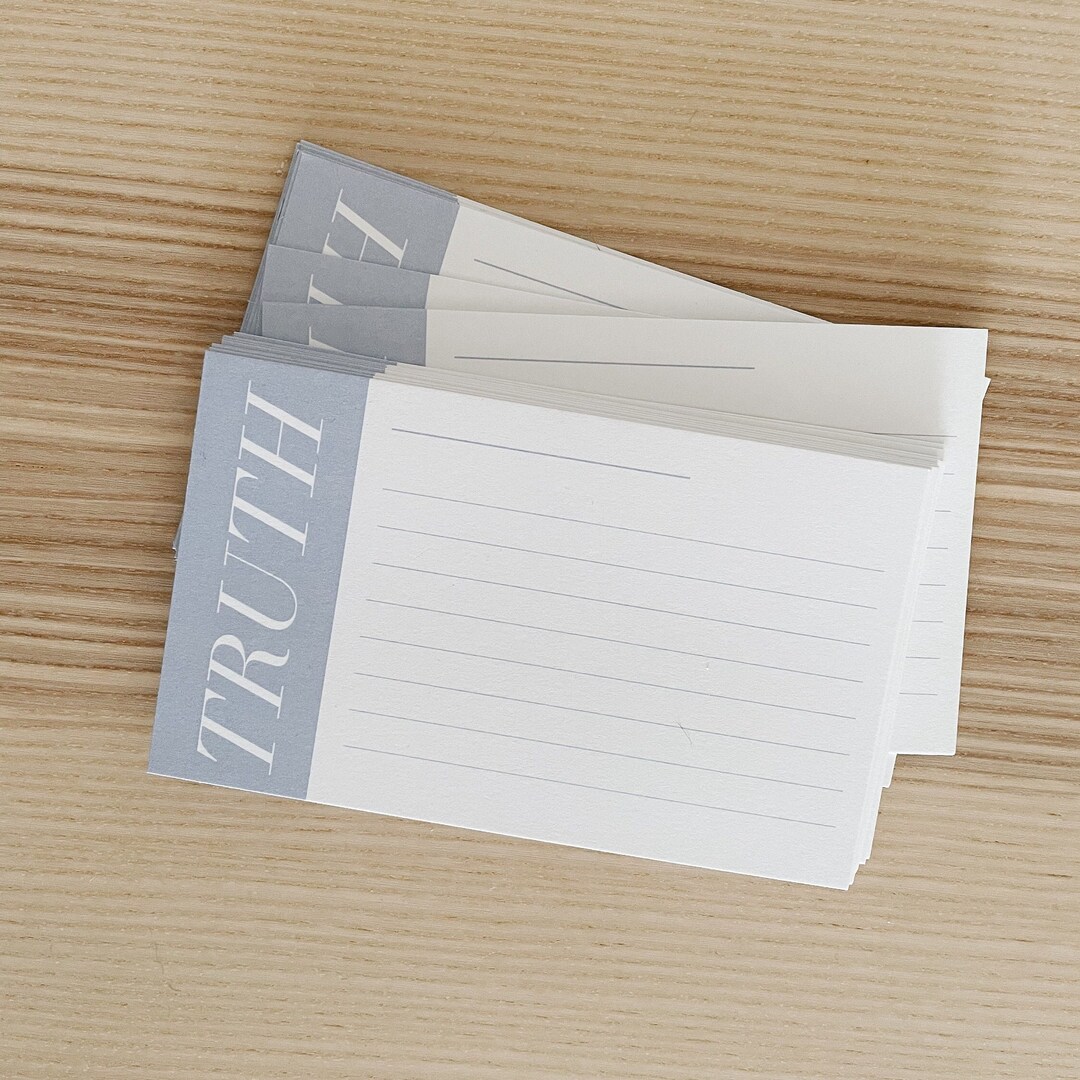 Periwinkle Scripture Memorization Note Card (pack of 8) - Etsy