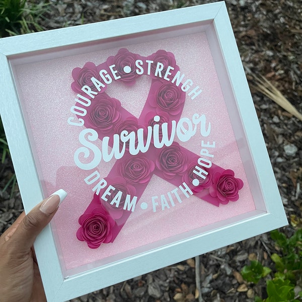 Cancer Shadow Box - Etsy