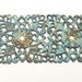 6ps Square Filigree Charm Brass Large Lace Connector Turquoise Rustic ...