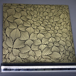 Brass Texture Sheet 20ga Geometric Pattern for Findings Creating ...