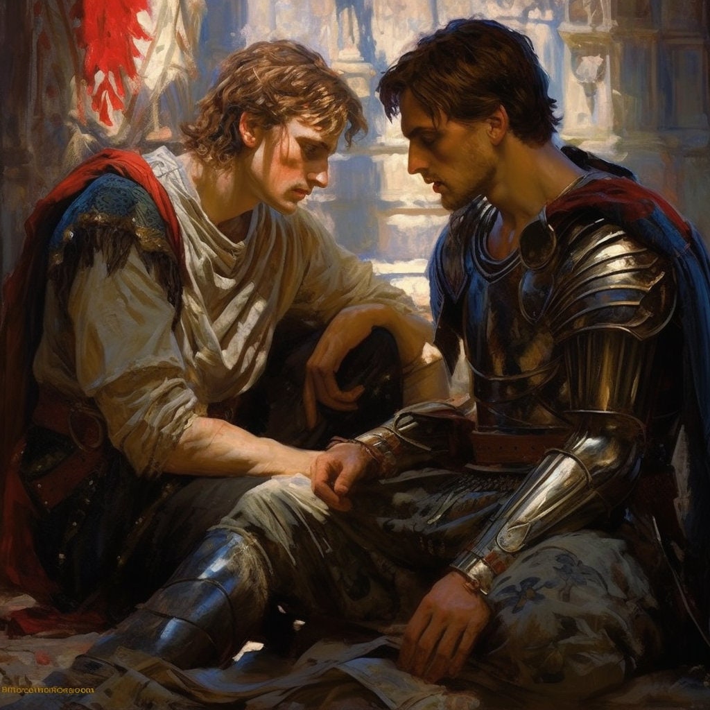 Achilles and Patroclus Four Digital Art Downloads Greek - Etsy