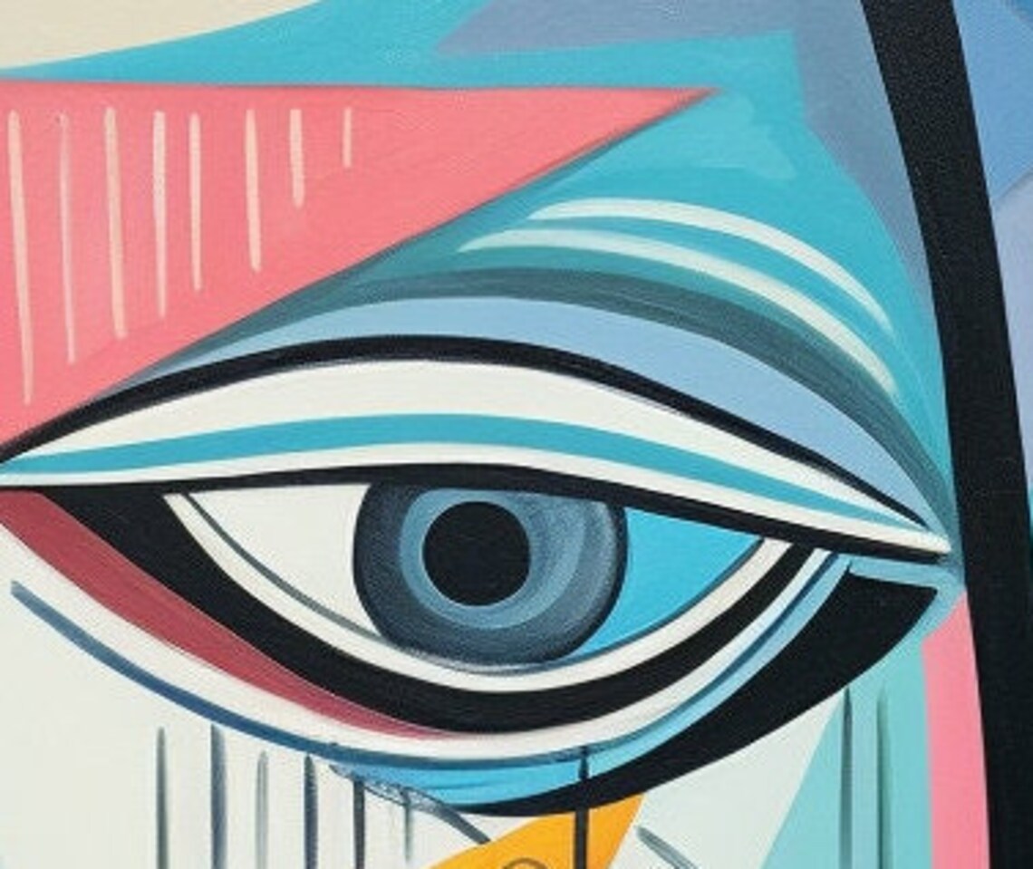 Picasso Inspired: 3 Digital Downloads. Modern Picasso. Art Student ...