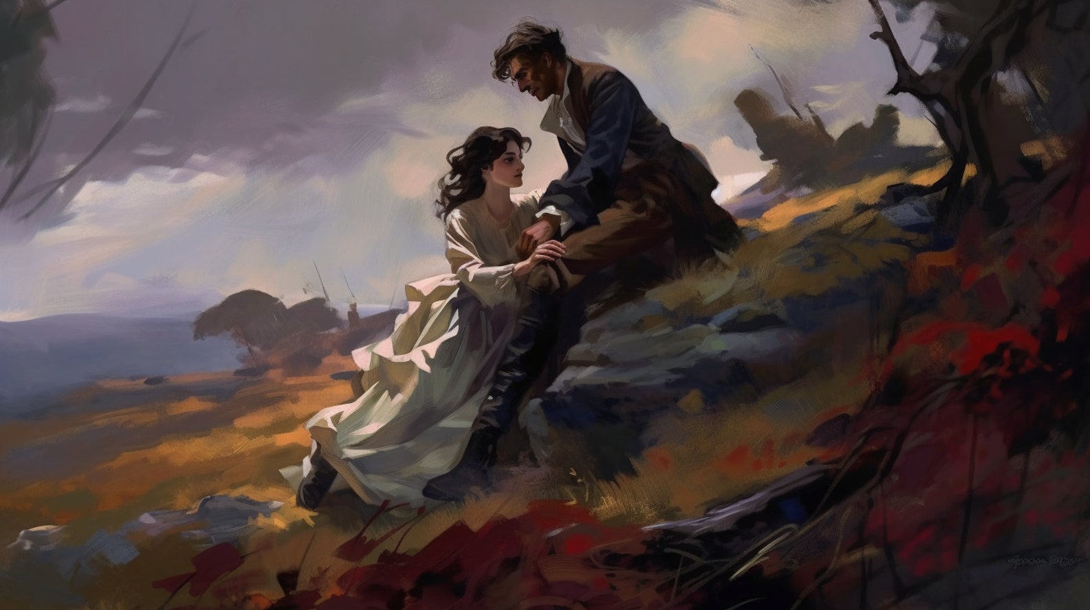 Four Wuthering Heights Digital Download Art Prints Dark Academia Decor ...