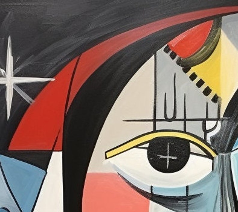 Picasso Inspired: 3 Digital Downloads. Modern Picasso. Art Student ...