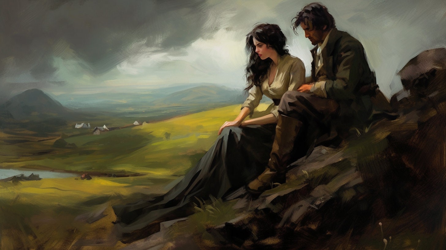 Four Wuthering Heights Digital Download Art Prints Dark Academia Decor ...