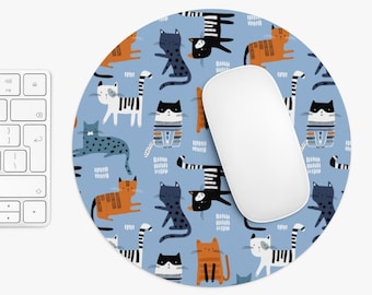 Cat Mouse Pad Cat Mousepad Cat Gift Cat Lover Gift Cat - Etsy