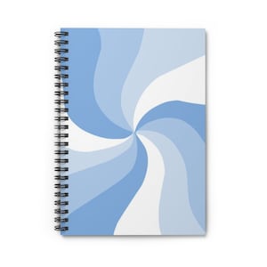 Sky Blue Swirl Notebook Writing Journal Notepad Food - Etsy