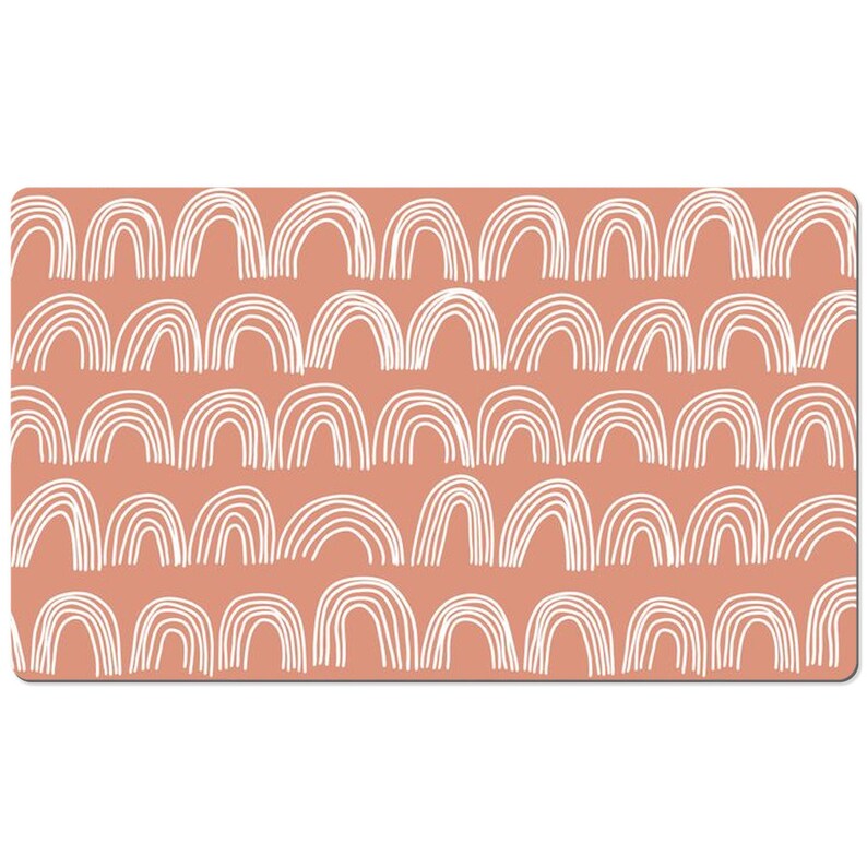 Boho Rainbow Desk Mat Keyboard Mat Desk Pad Tech - Etsy