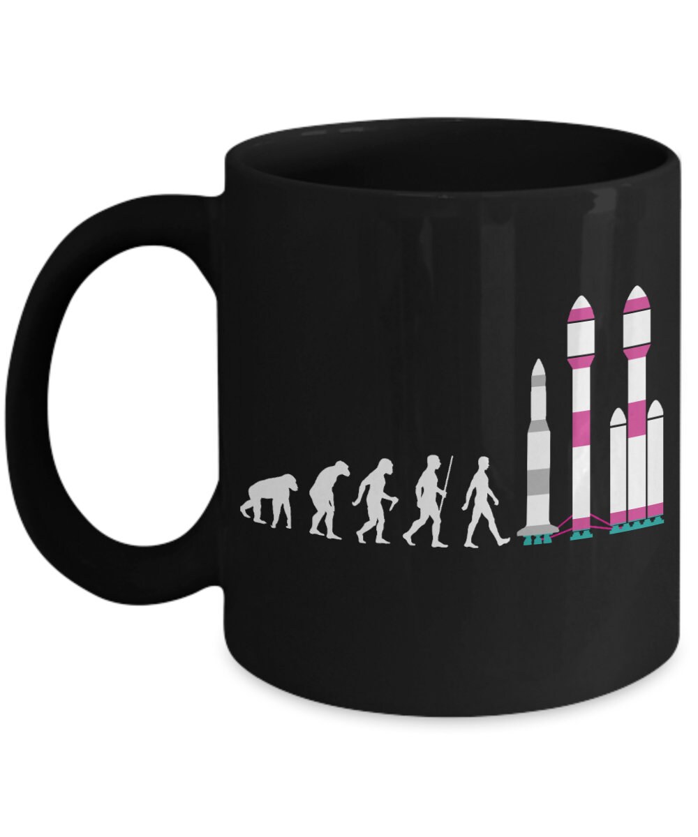 Space Evolution Coffee Mug Elon Evolution Space Gifts | Etsy