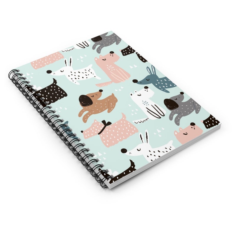 Dog Spiral Notebook 8x6 Writing Journal Notepad Food - Etsy
