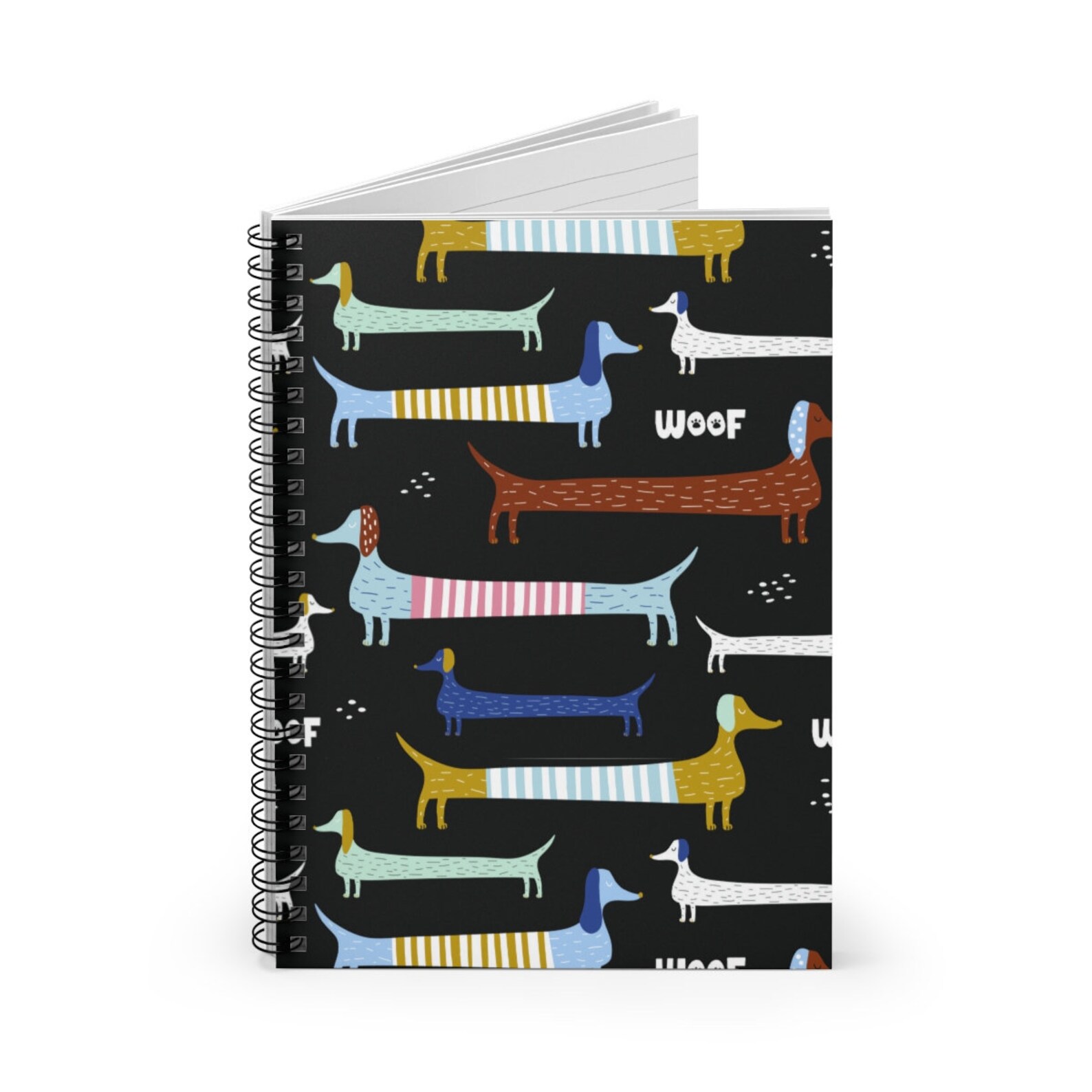Dachshund Dog Spiral Notebook 8x6 Writing Journal Notepad - Etsy