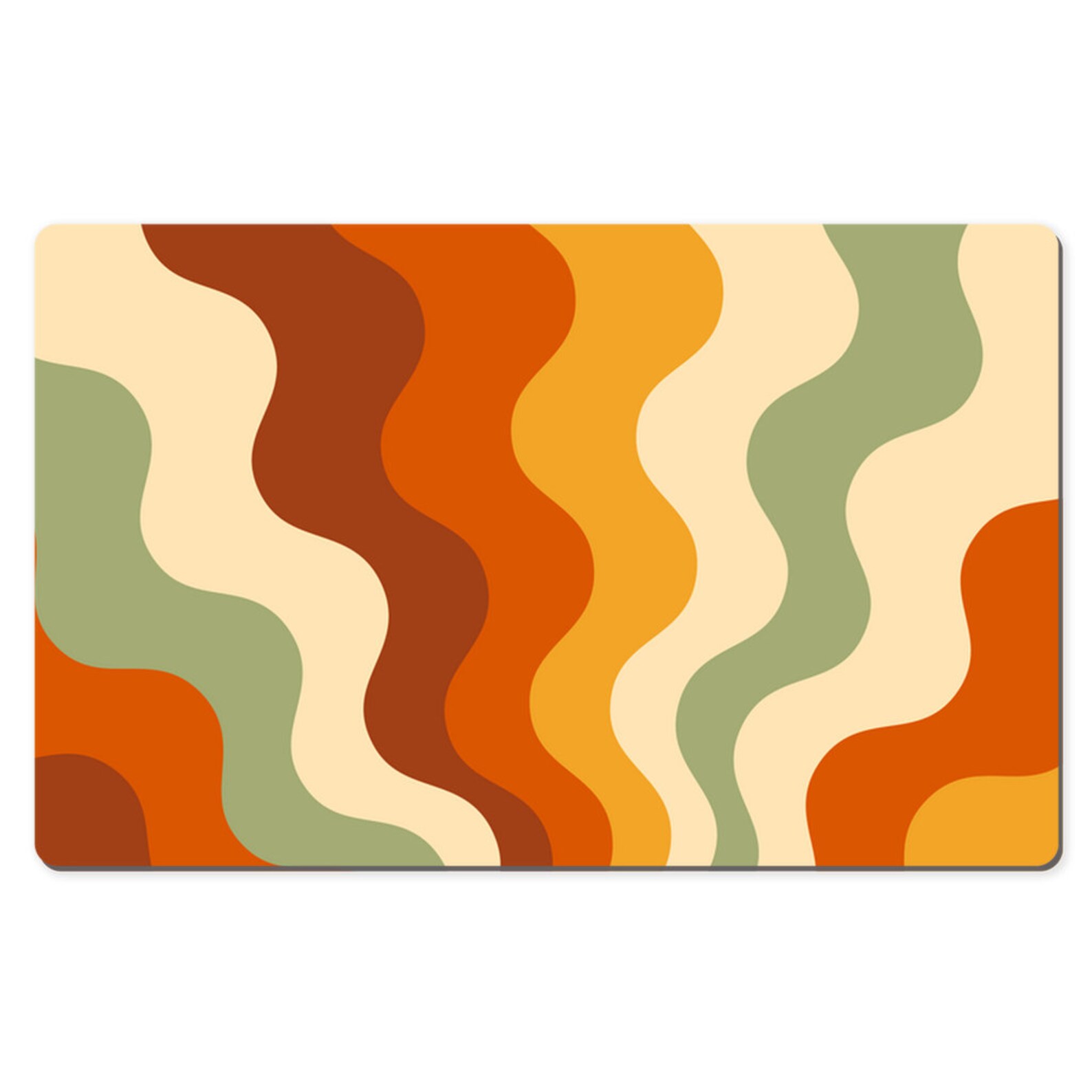 Retro Desk Mat Keyboard Mat 70s Desk Pad Tech Accessories | Etsy