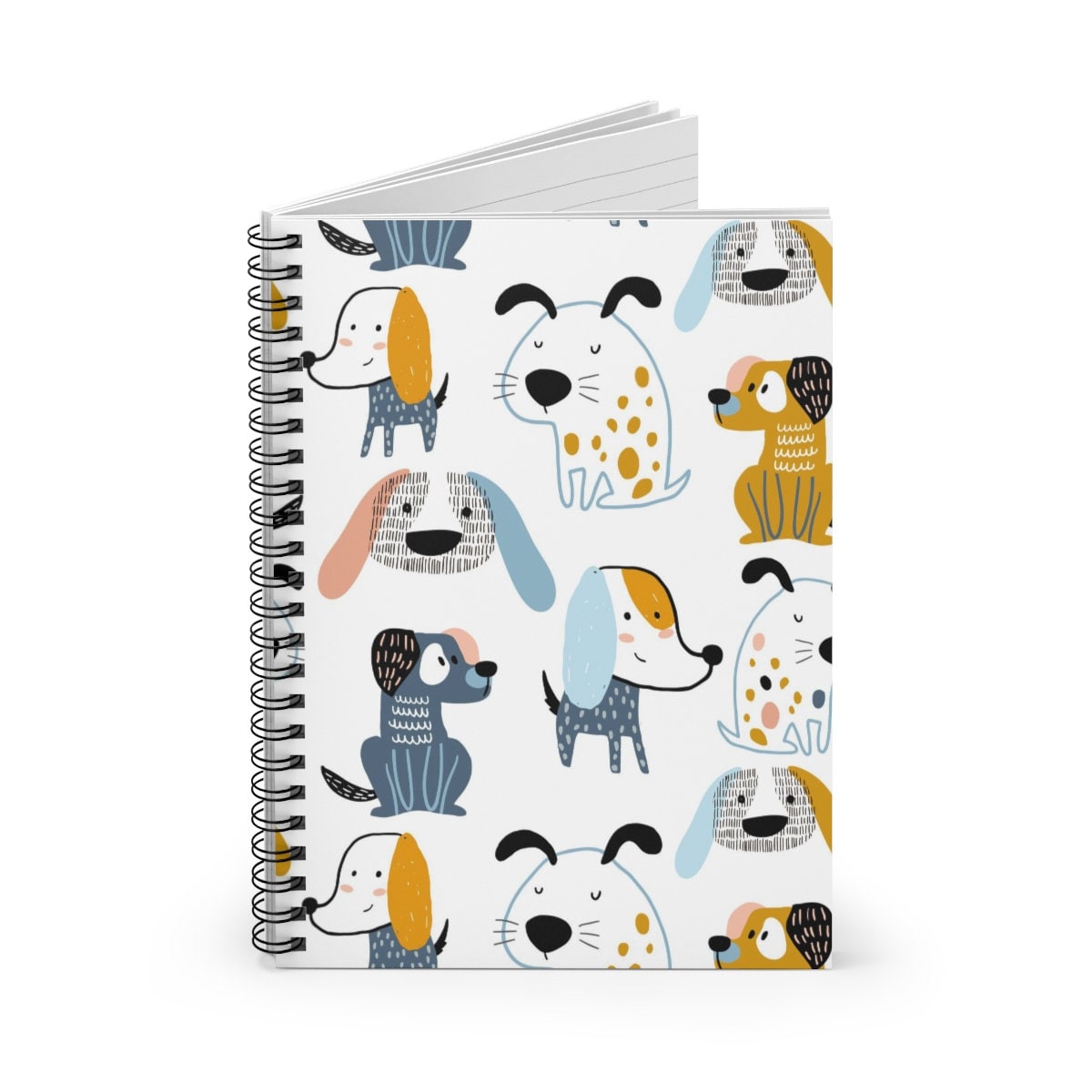 Dog Spiral Notebook 8x6 Writing Journal Notepad Food - Etsy