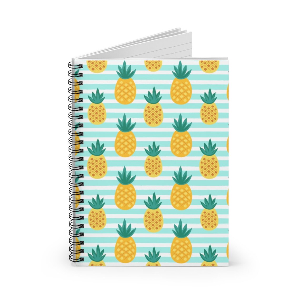 Pineapple Spiral Notebook Writing Journal Notepad Food | Etsy