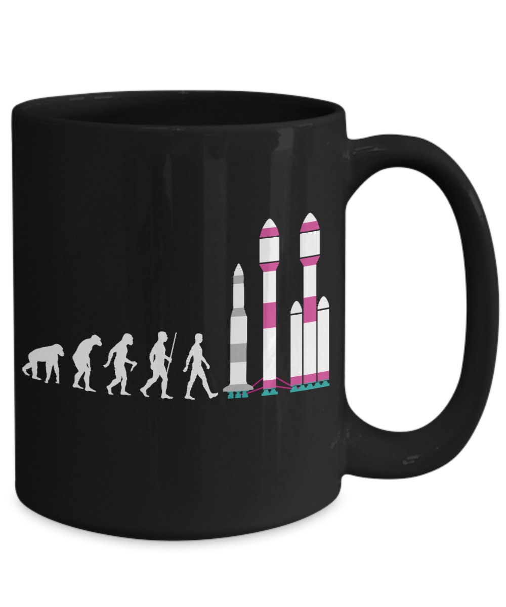 Space Evolution Coffee Mug Elon Evolution Space Gifts | Etsy