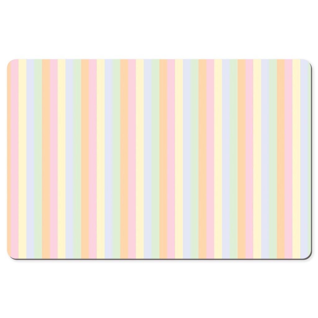 Pastel Stripe Desk Mat Keyboard Mat Desk Pad Tech - Etsy