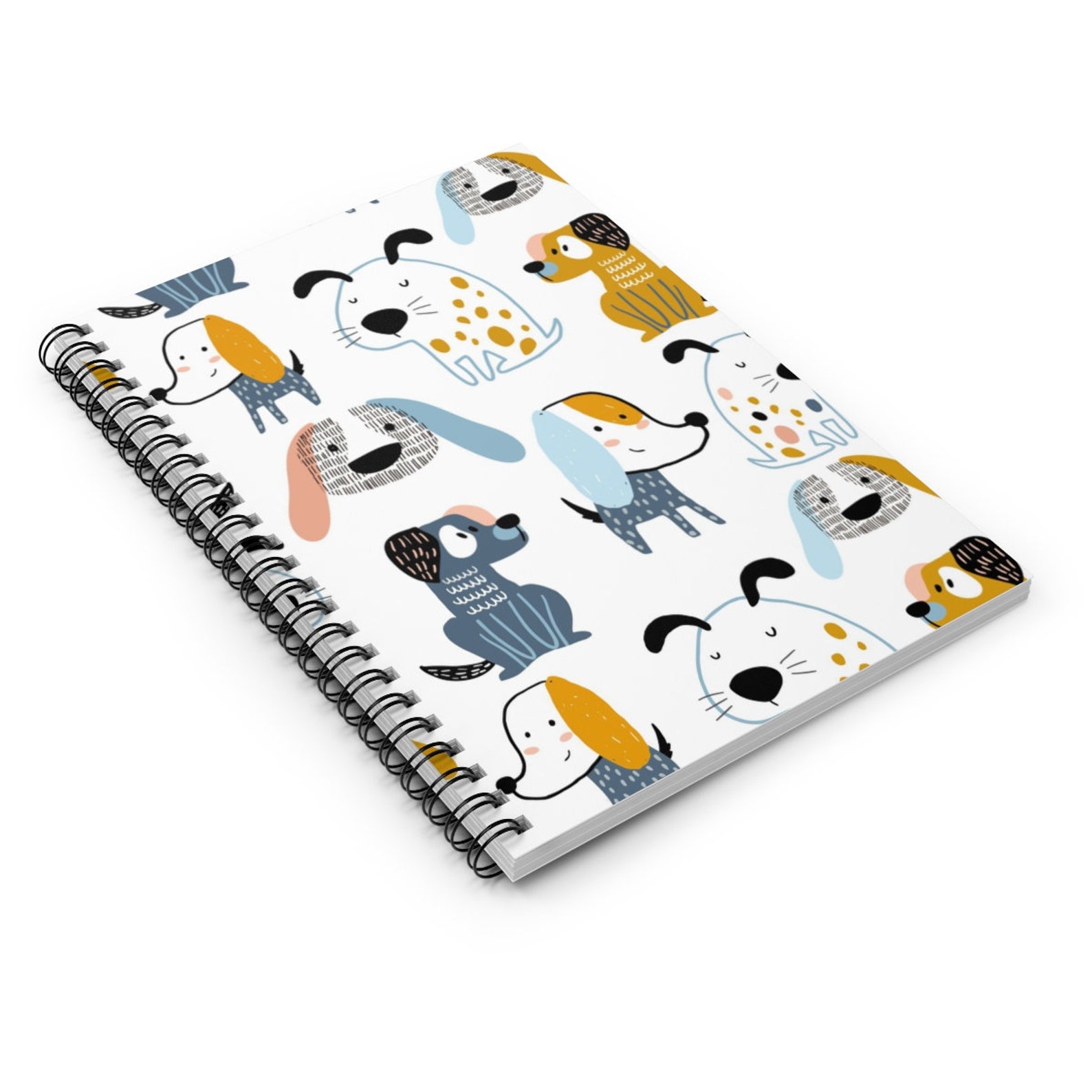 Dog Spiral Notebook 8x6 Writing Journal Notepad Food - Etsy