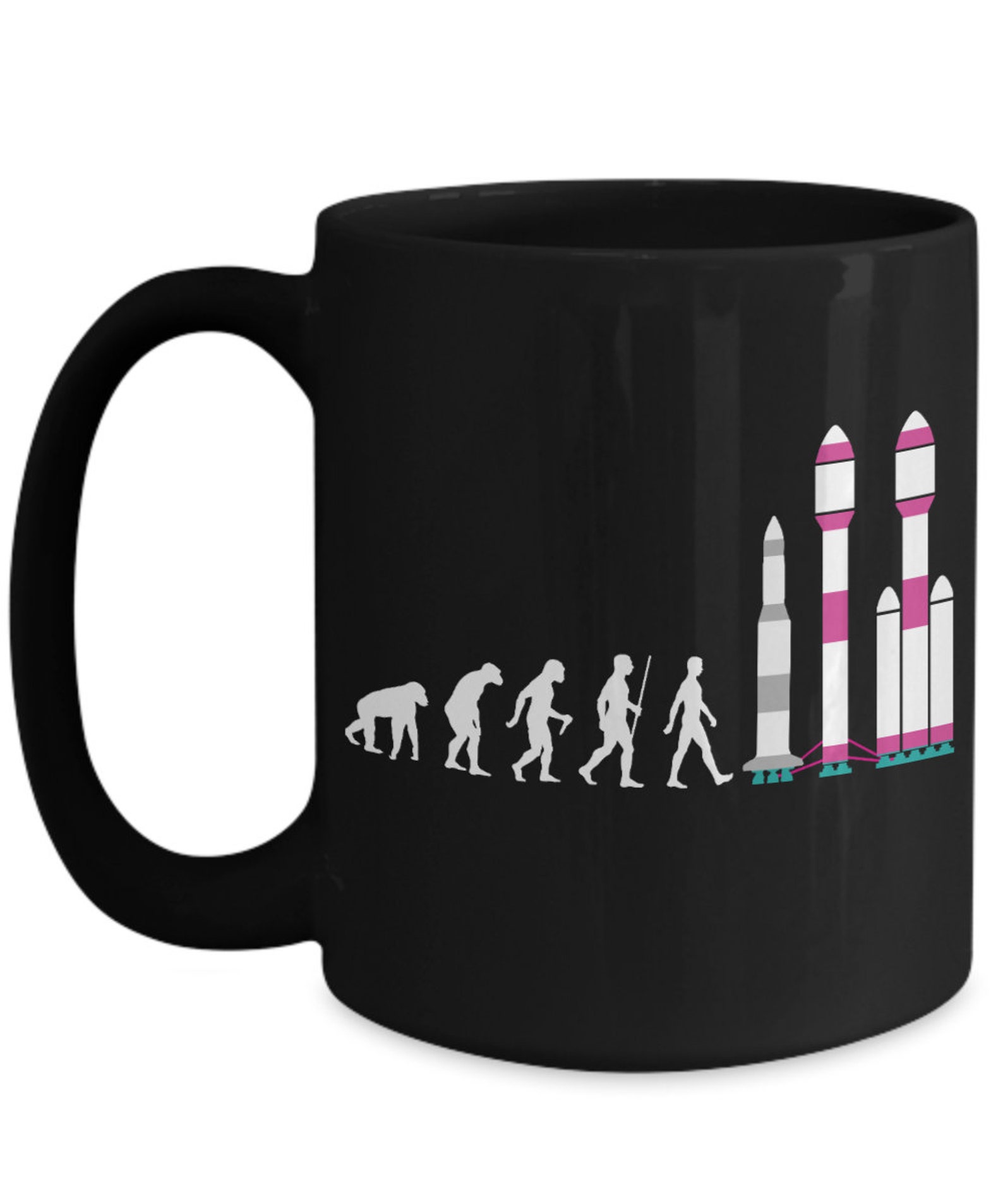 Space Evolution Coffee Mug Elon Evolution Space Gifts | Etsy
