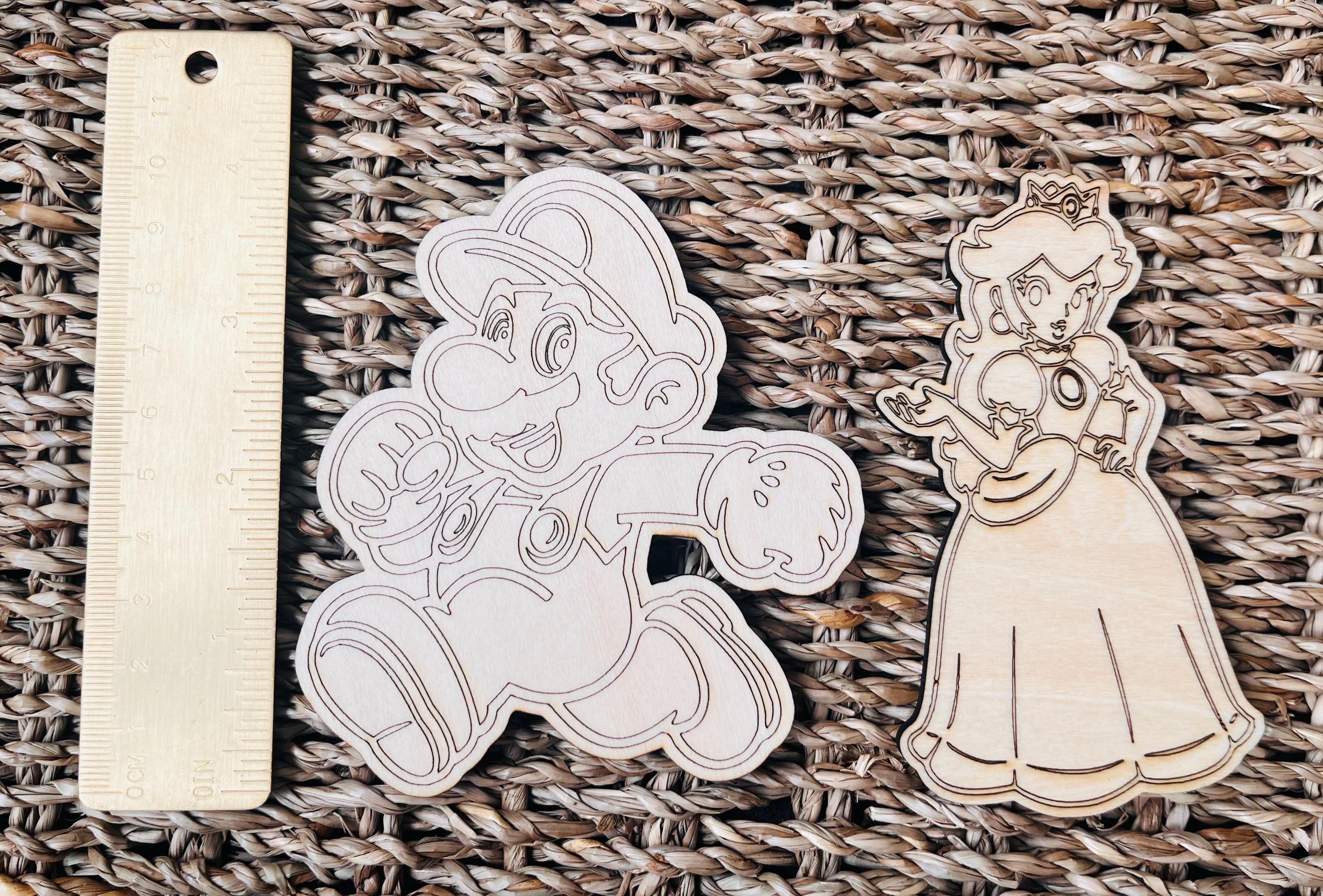 Mario Party DIY Kit- Paint Your Own Kit - Mario Party Favors -themed ...