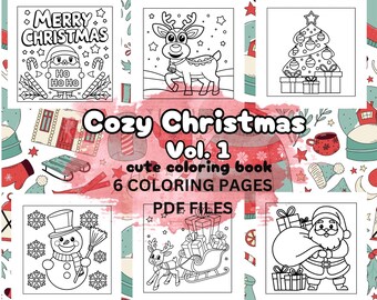 Bold Easy Cozy Girl Coloring Pages I Cozy Daysi Cute Simple Adorable ...