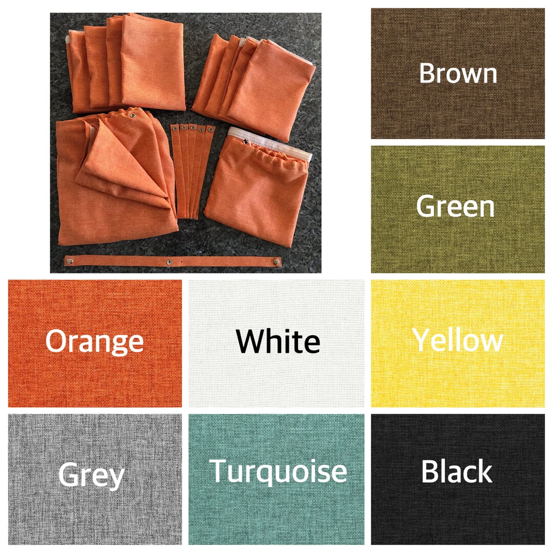 VW Volkswagen Westfalia Vanagon Curtains Set of 10 NEW - Etsy UK