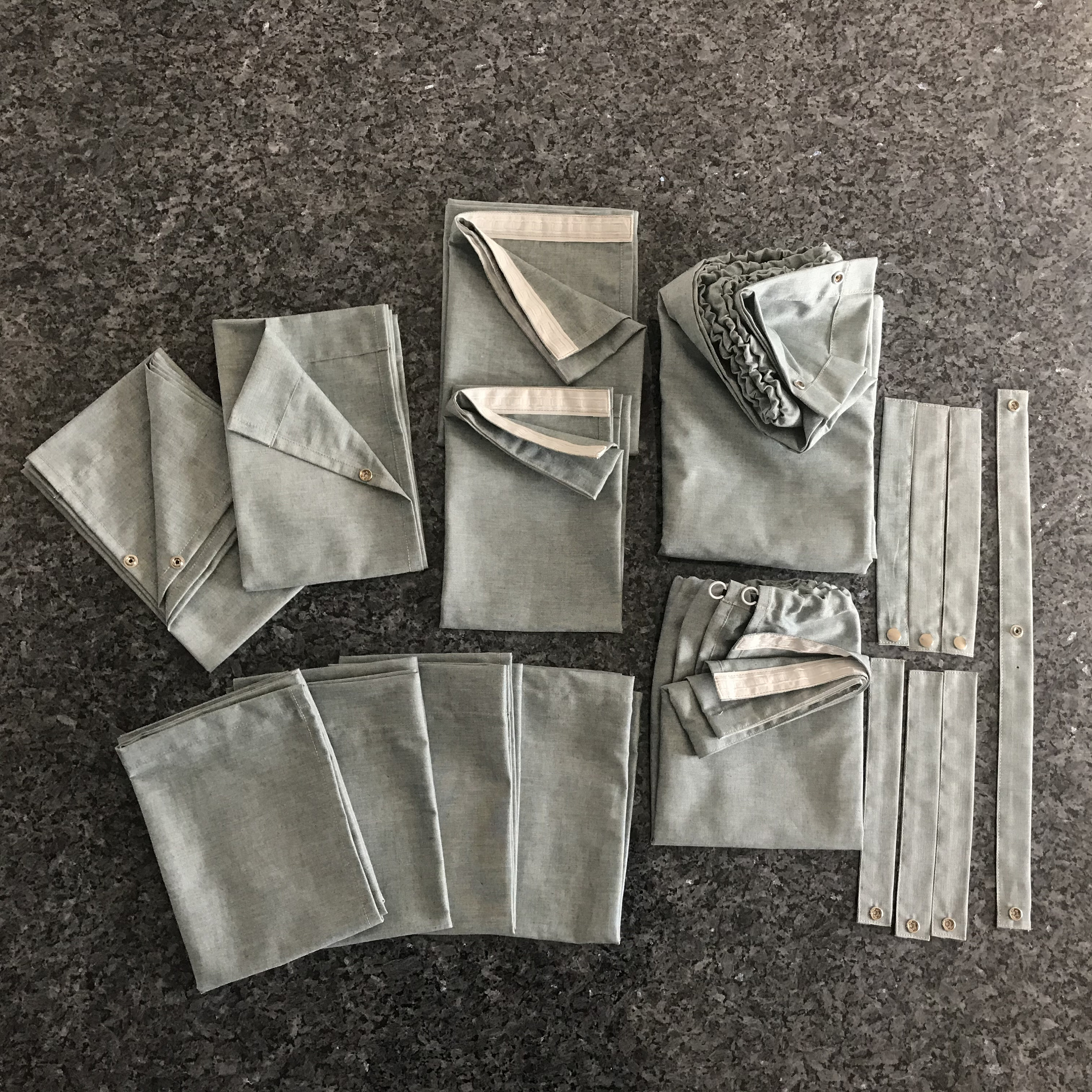 VW Volkswagen Westfalia Vanagon Curtains Set of 10 NEW | Etsy