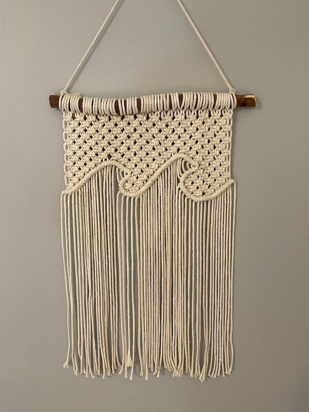Handmade Wave Macrame Wall Hanging: Beachy Surf Decor - Etsy