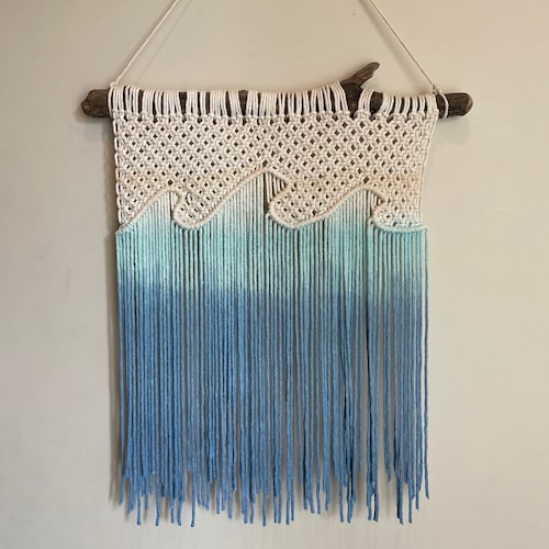 Beachy Wave Macrame Wallhanging - Etsy