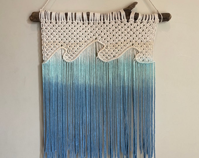 Beachy Wave Macrame Wallhanging - Etsy