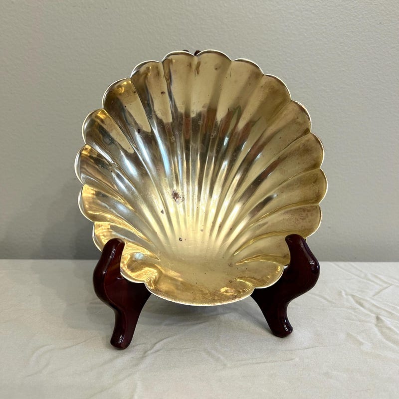 Brass Shell Dish - Etsy