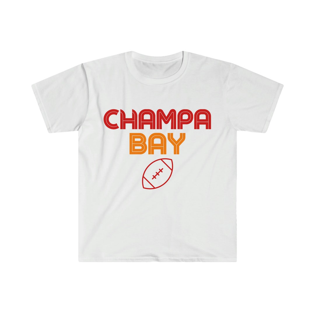 Champa Bay Retro Tee, Vintage Tampa Bucs Inspired - Etsy
