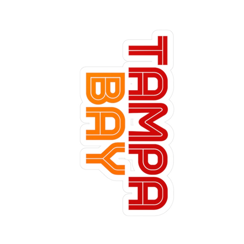 Vinyl Sticker Decal Tampa Bay Retro Buccaneers Bucs Football Inspired ...