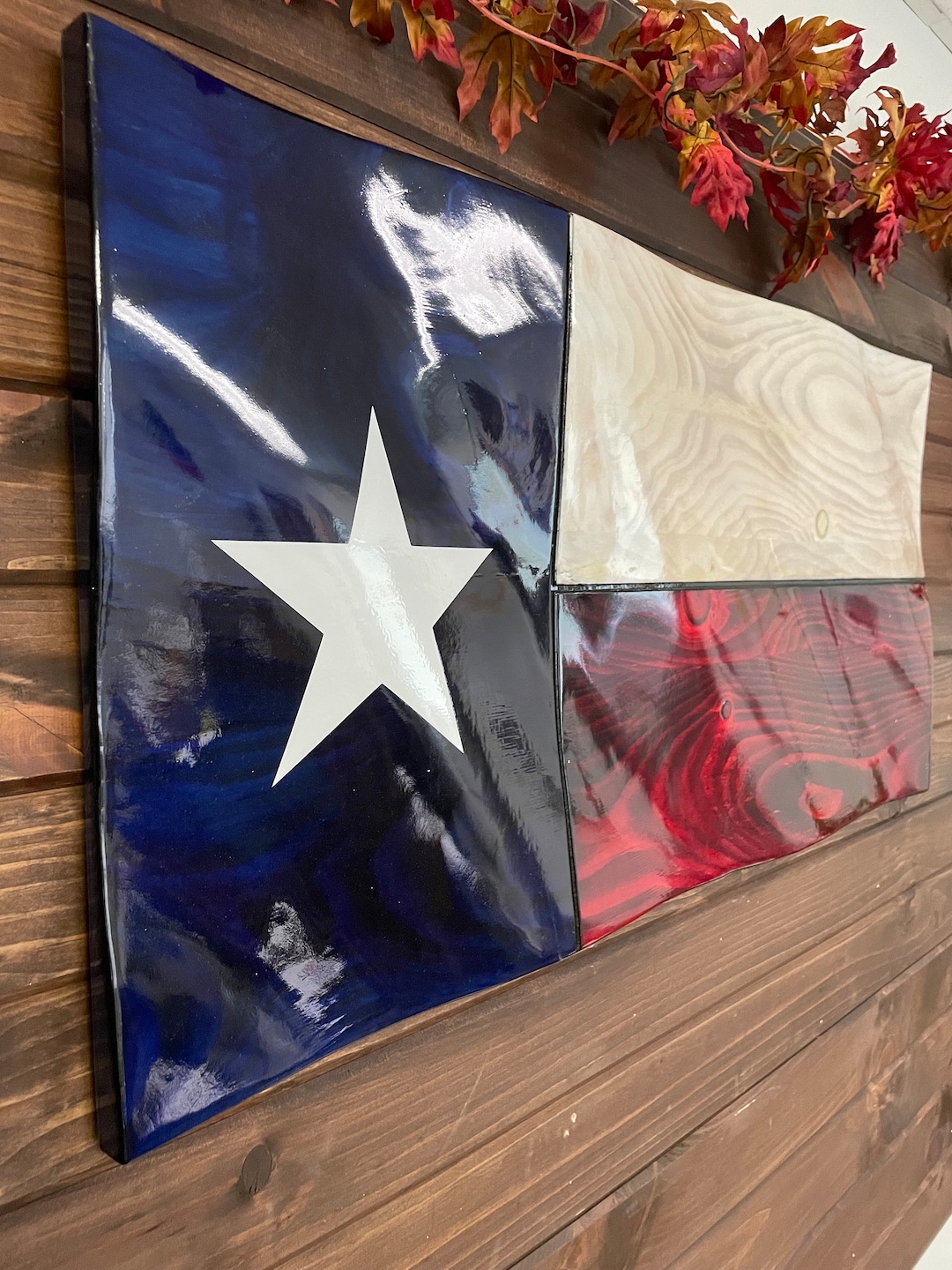 3D Texas Rustic Wooden Flag, Wavy Texas State Flag, Texas Home Decor ...